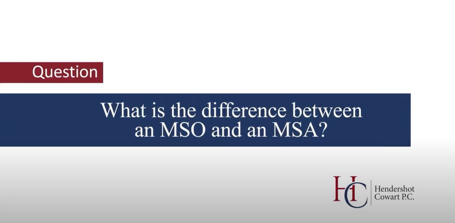 Video: What Is the Difference Between an MSO and an MSA?